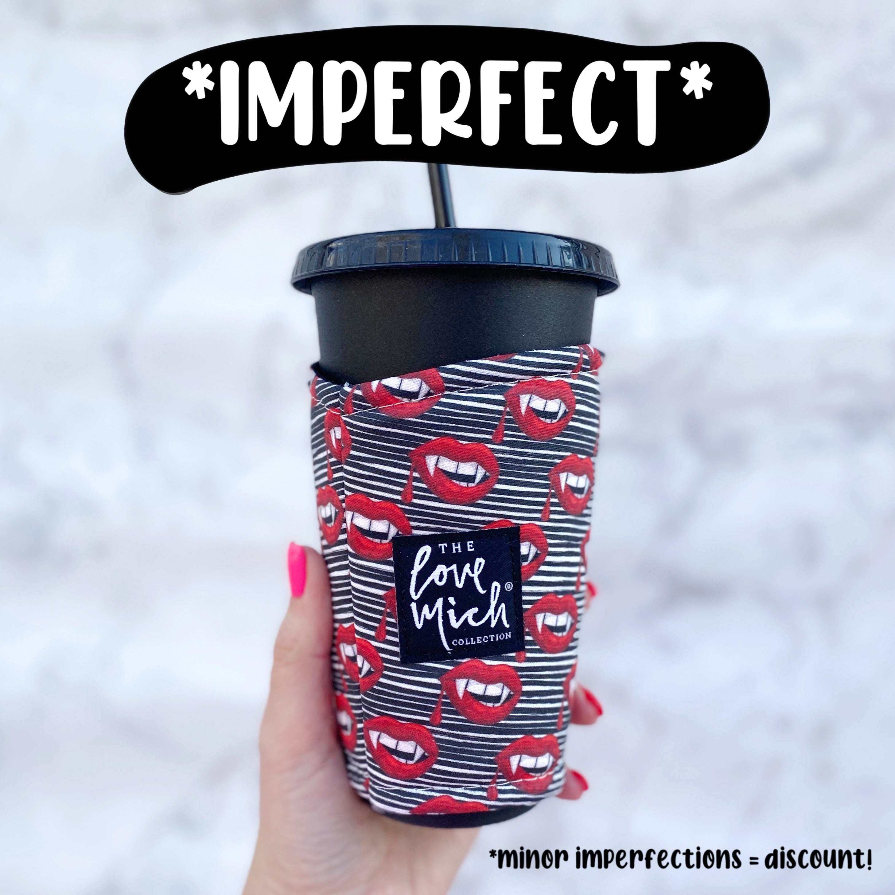 IMPERFECT - Vampire Lips - Coffee Cozy – Love Mich®